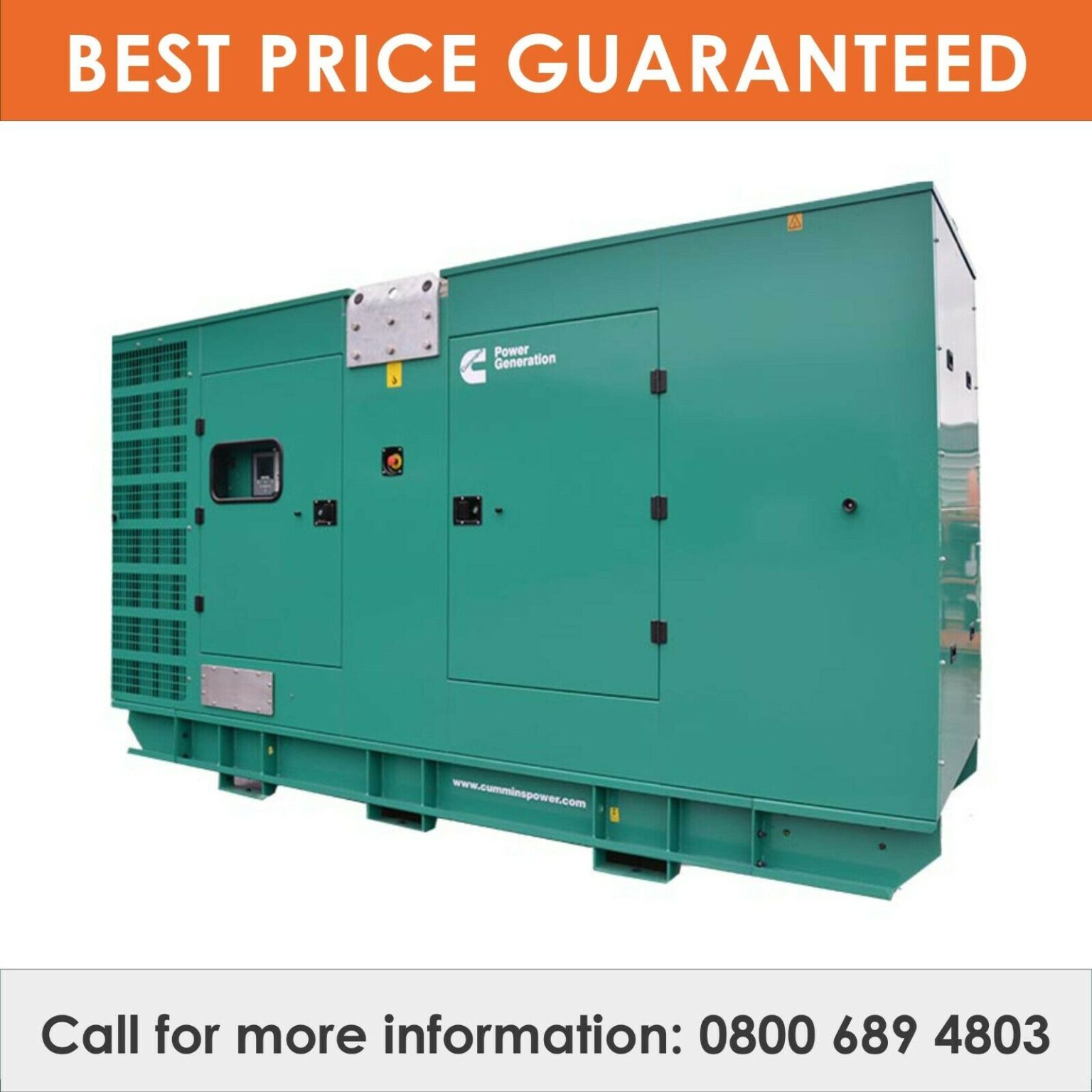 400 kVA Cummins Diesel Generator C400D5 (Genset) For Sale | Pleavin ...